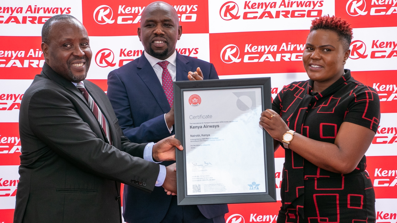Kenya Airways Cargo receives Certification for Pharmaceutical Logistics ...